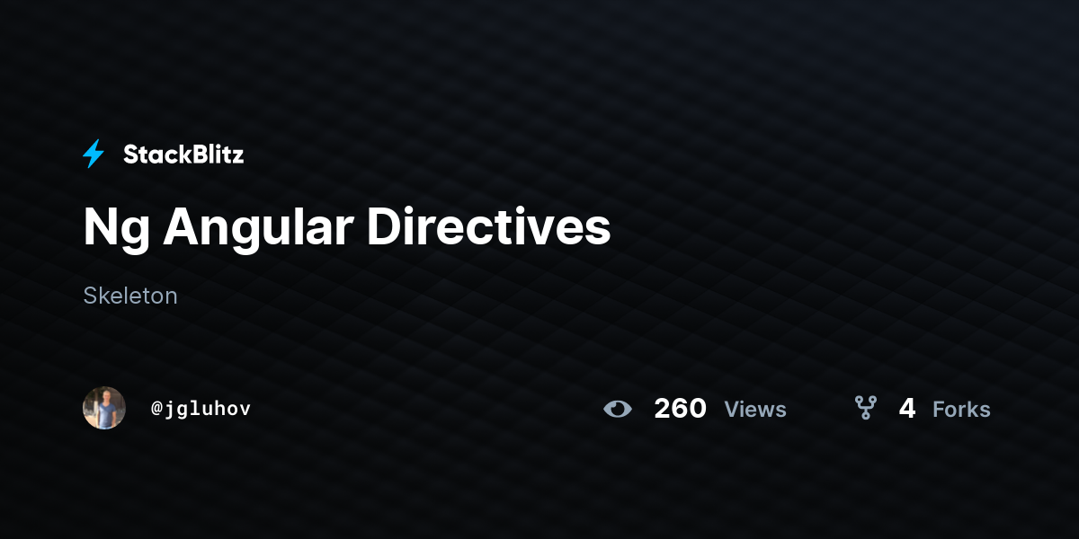 Ng Angular Directives - StackBlitz Ng Angular Directives - StackBlitz