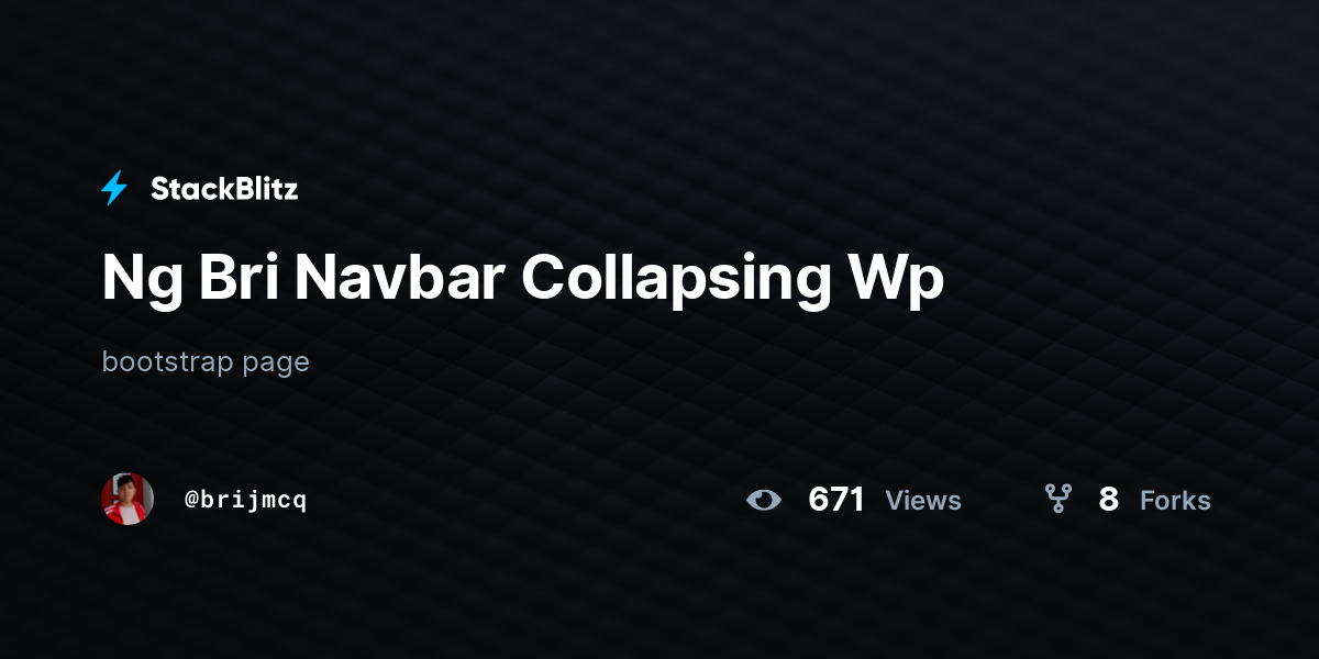 Ng Bri Navbar Collapsing Wp - StackBlitz