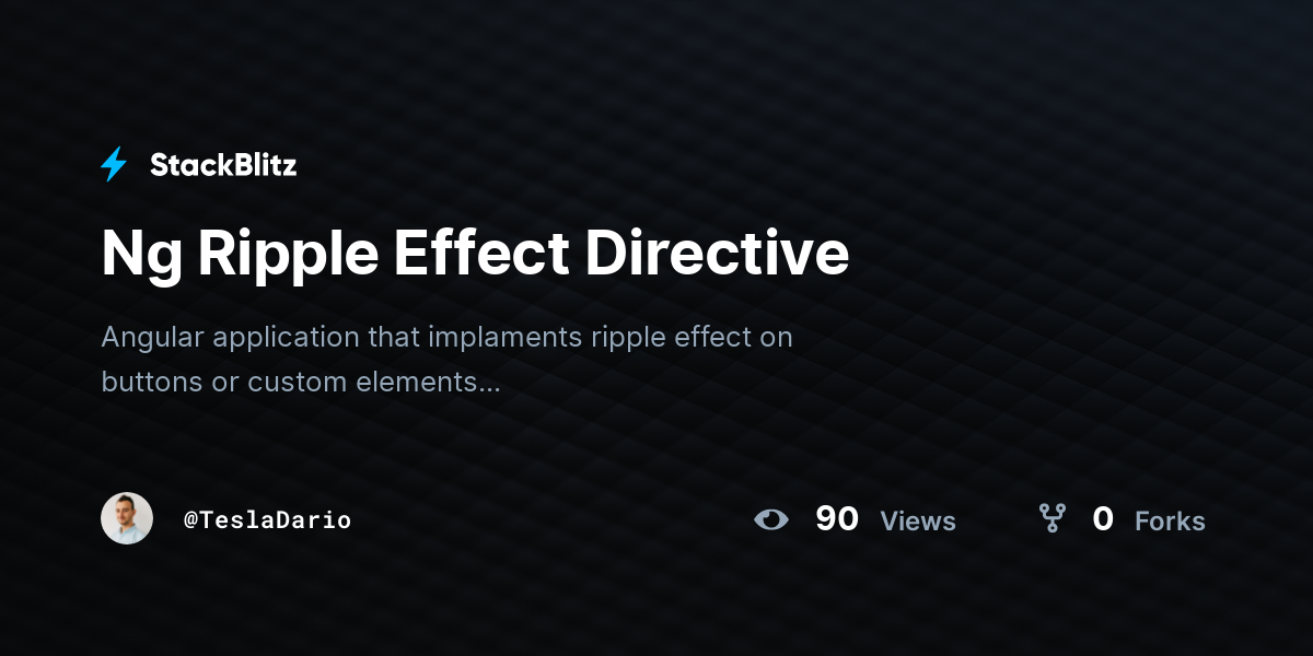 Ng Ripple Effect Directive Stackblitz