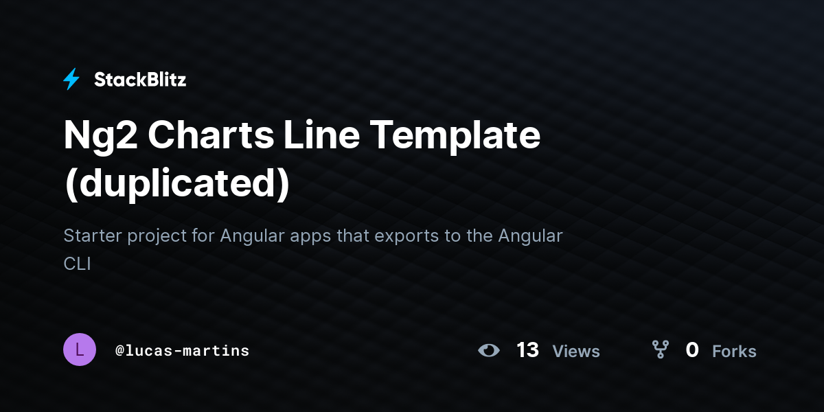 Ng2 Charts Line Template (forked) - StackBlitz Ng2 Charts Line Template (forked) - StackBlitz