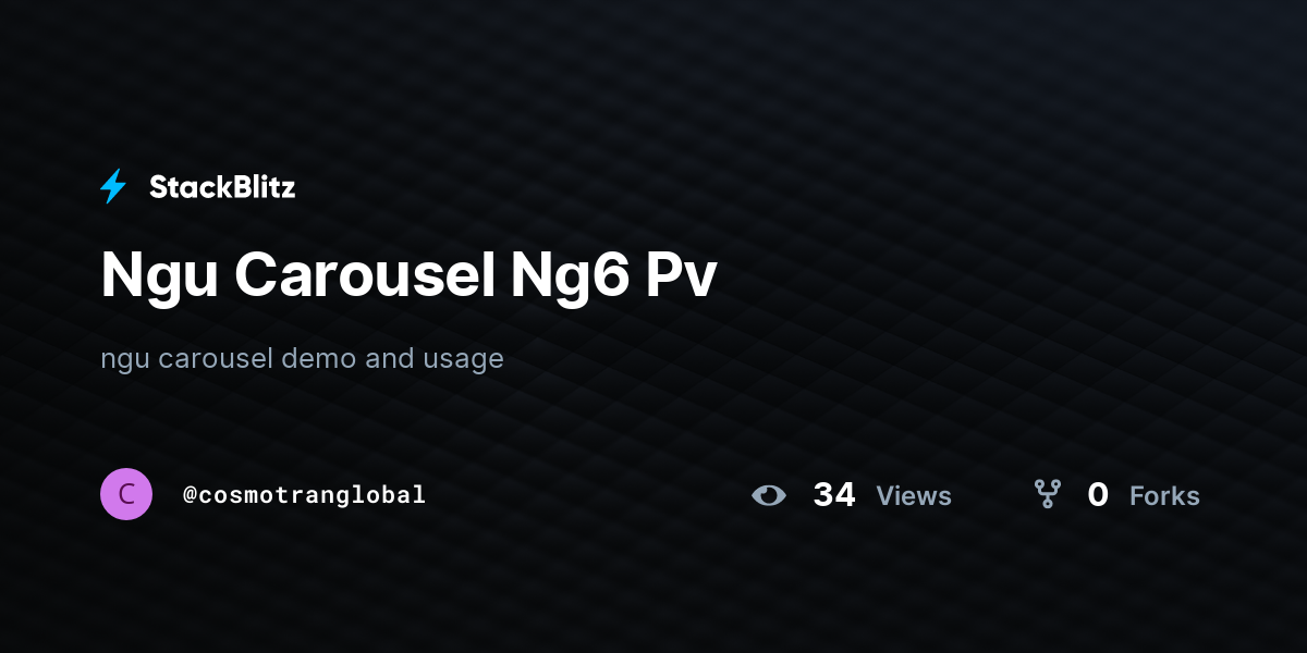 Ngu Carousel Ng6 Pv Stackblitz