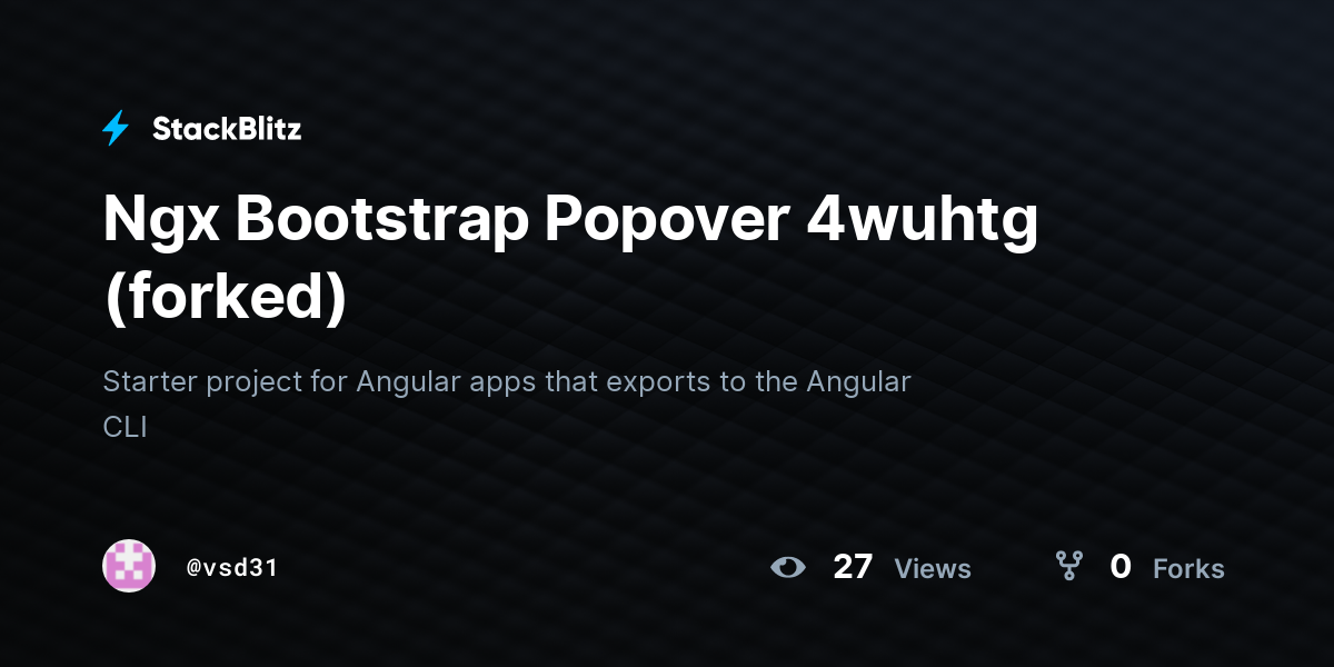 Ngx Bootstrap Popover 4wuhtg (forked) - StackBlitz Ngx Bootstrap Popover 4wuhtg (forked) - StackBlitz