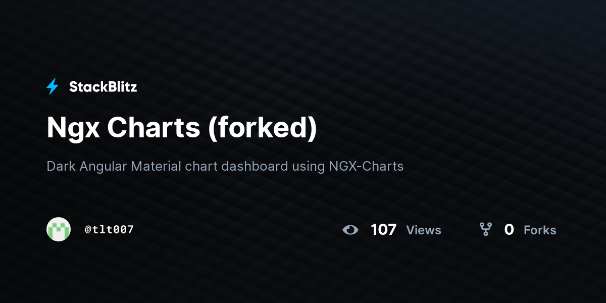 Ngx Charts (forked) - StackBlitz