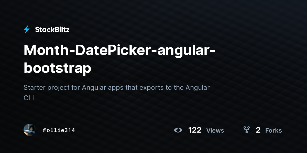 Month-DatePicker-angular-bootstrap - StackBlitz Month-DatePicker-angular-bootstrap - StackBlitz