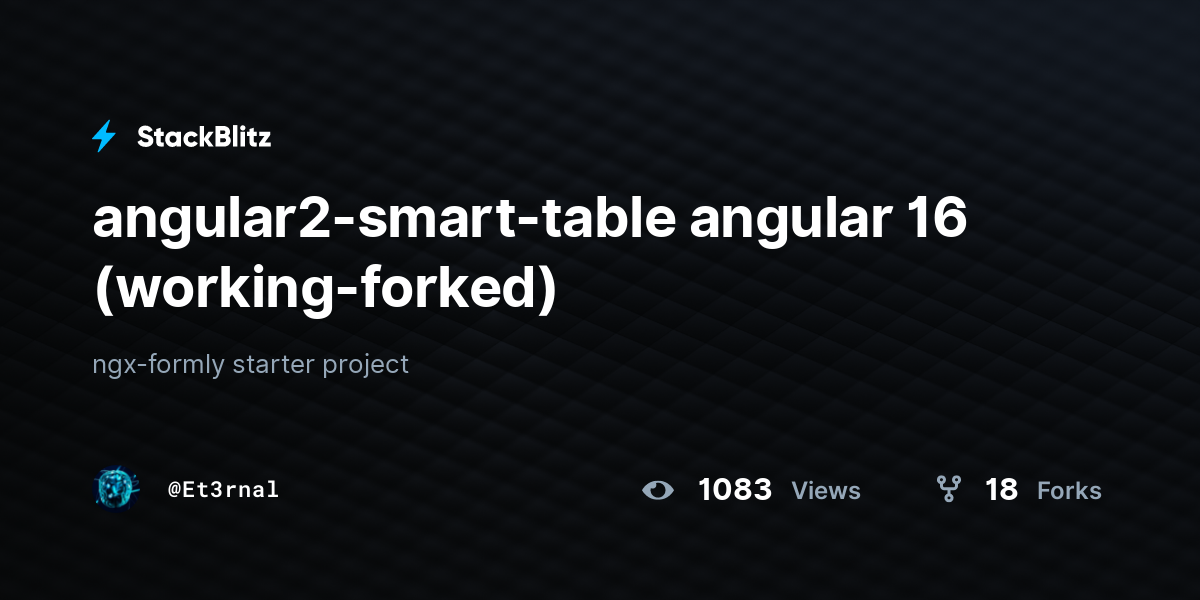 angular2-smart-table angular 16 (working-forked) - StackBlitz