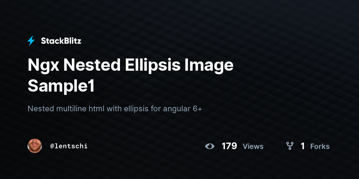 Ngx Nested Ellipsis Image Sample1 - StackBlitz
