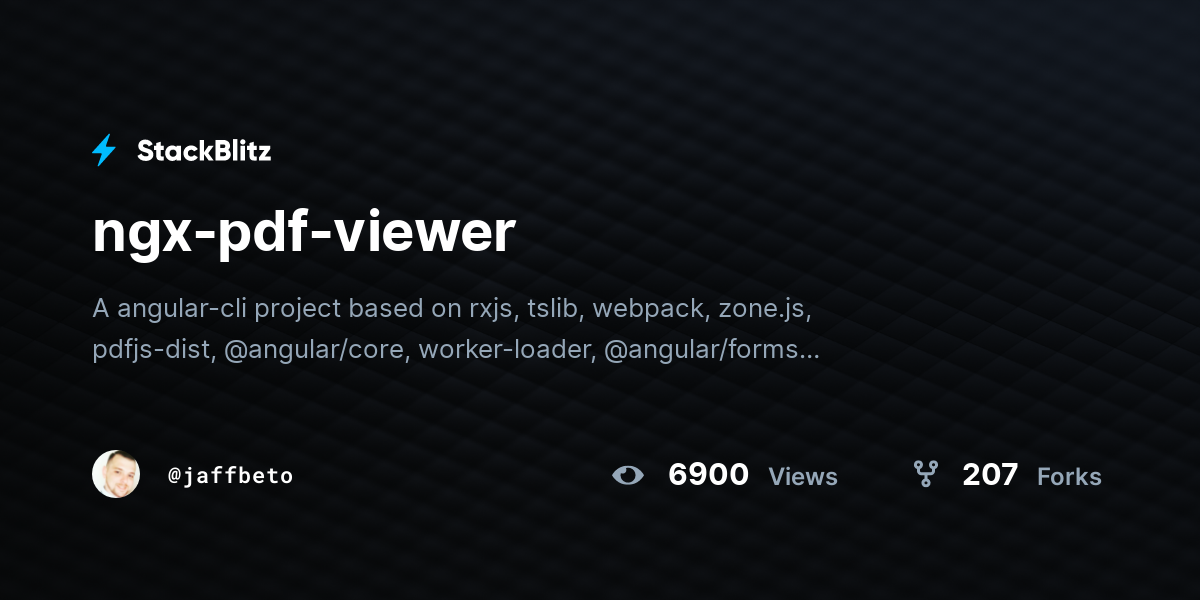 ngx-pdf-viewer - StackBlitz