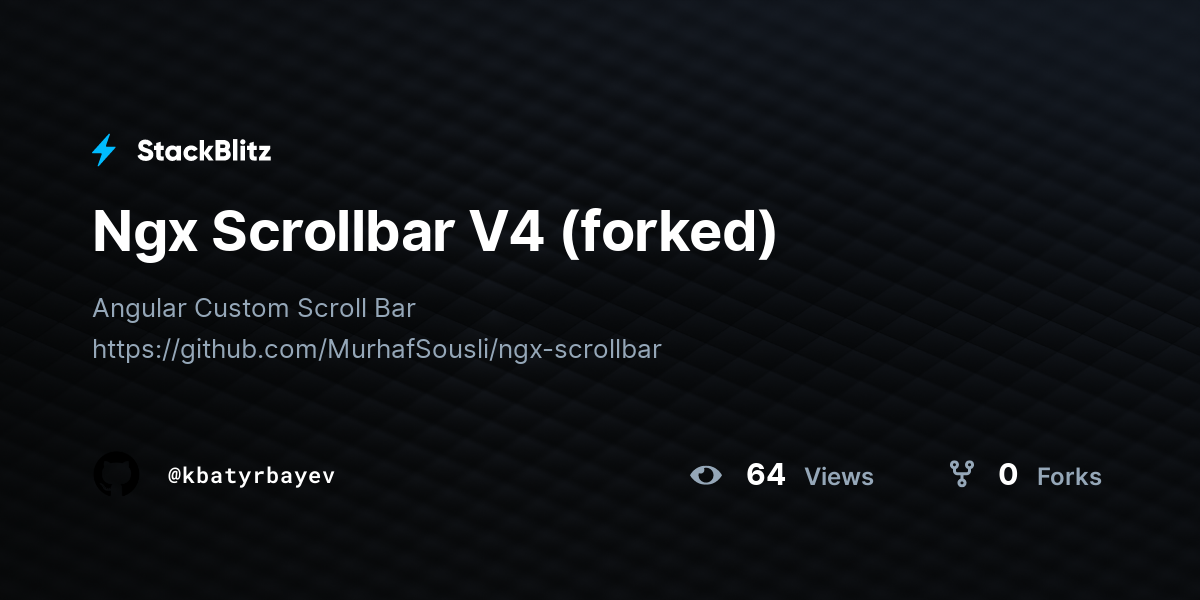 Ngx Scrollbar V4 (forked) - StackBlitz
