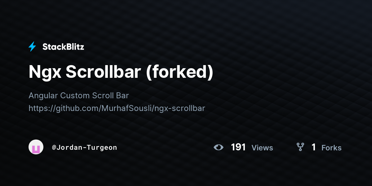 Ngx Scrollbar (forked) - StackBlitz