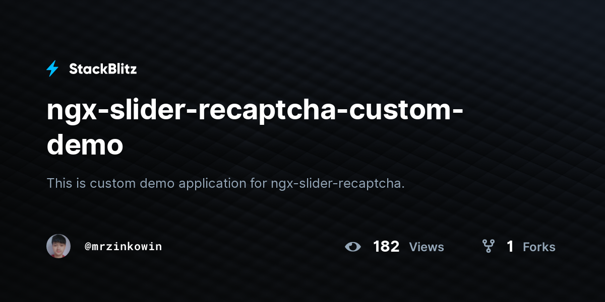 ngx-slider-recaptcha-custom-demo - StackBlitz