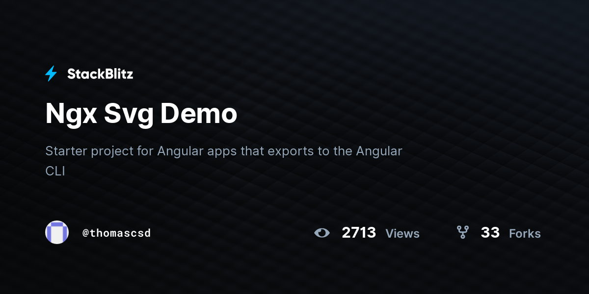Ngx Svg Demo - StackBlitz