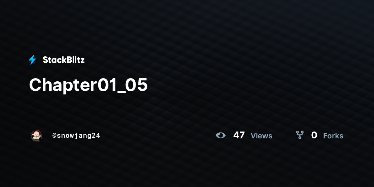 Chapter01_05 - StackBlitz