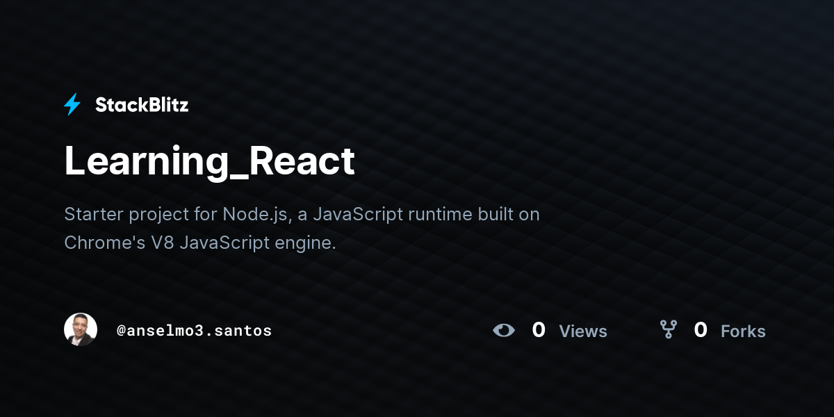 Learning_React - StackBlitz