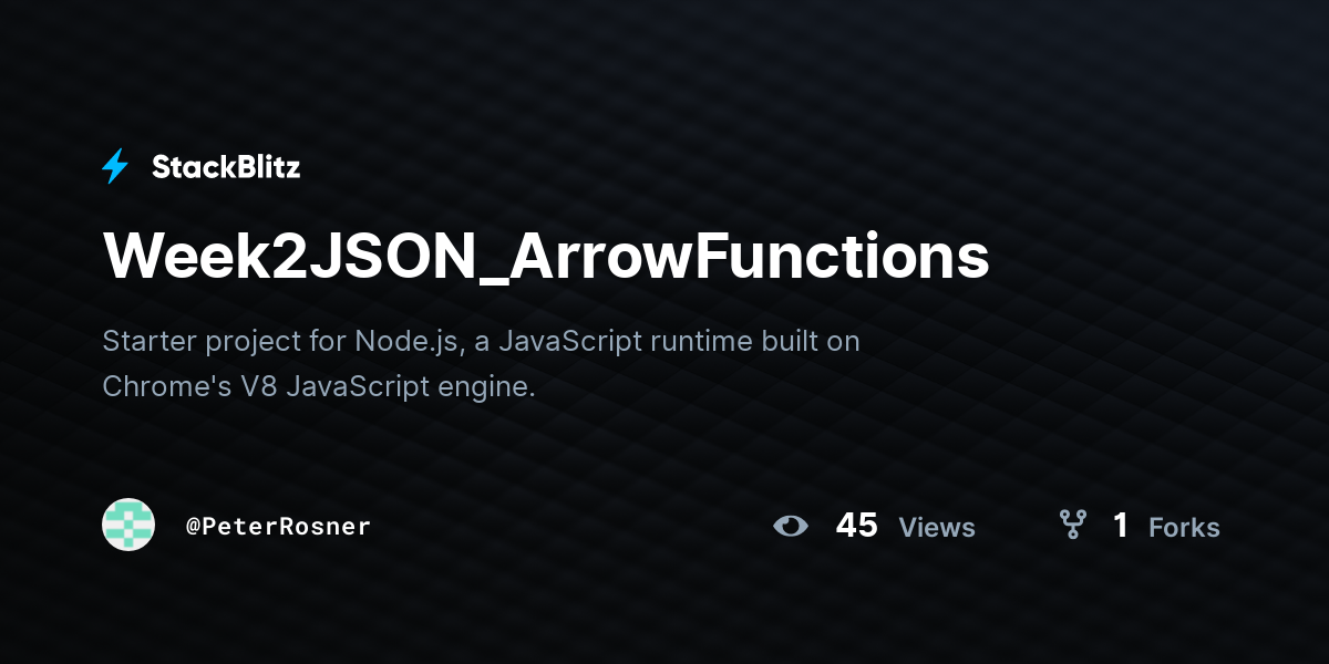 Week2JSON_ArrowFunctions - StackBlitz