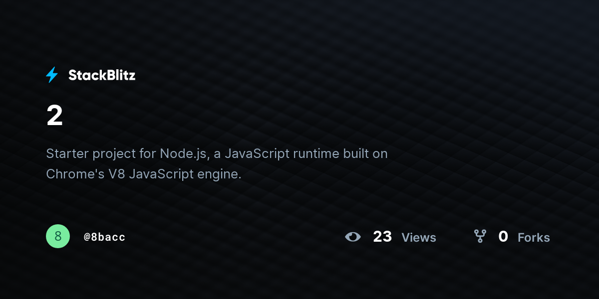 2 - StackBlitz