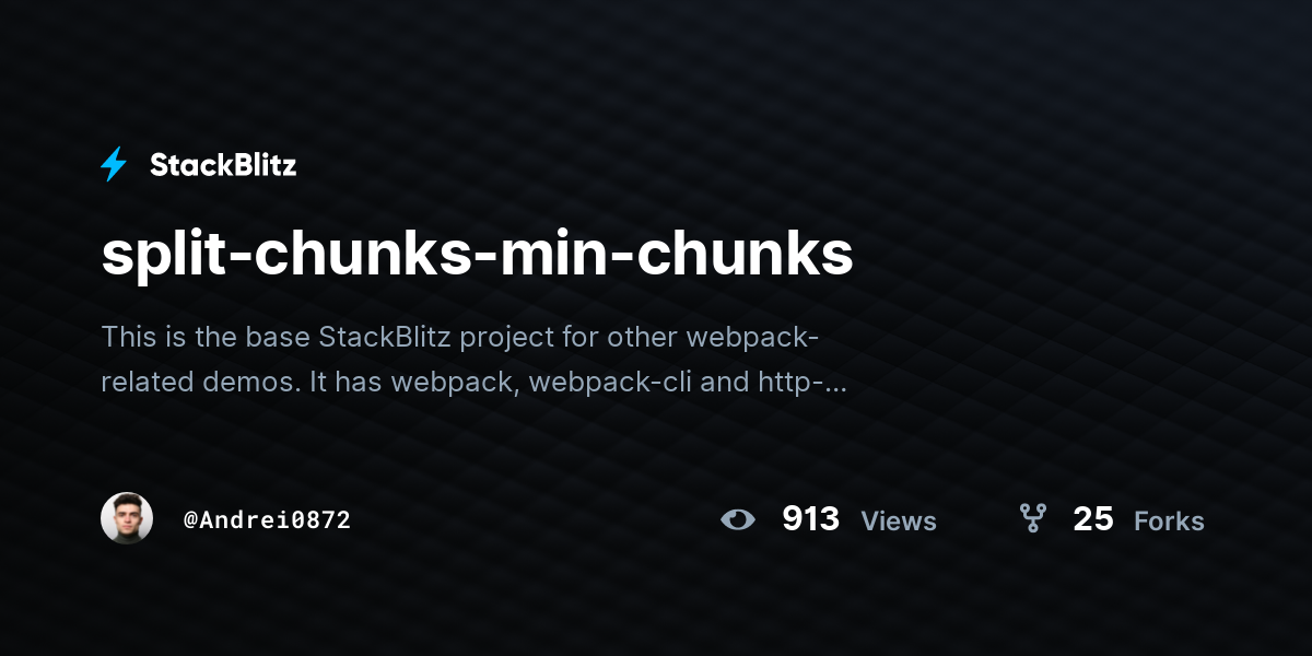 split-chunks-min-chunks - StackBlitz