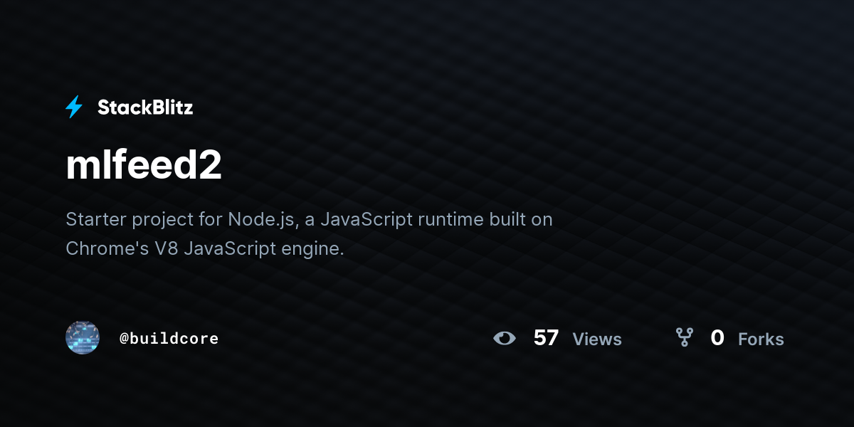 mlfeed2 - StackBlitz