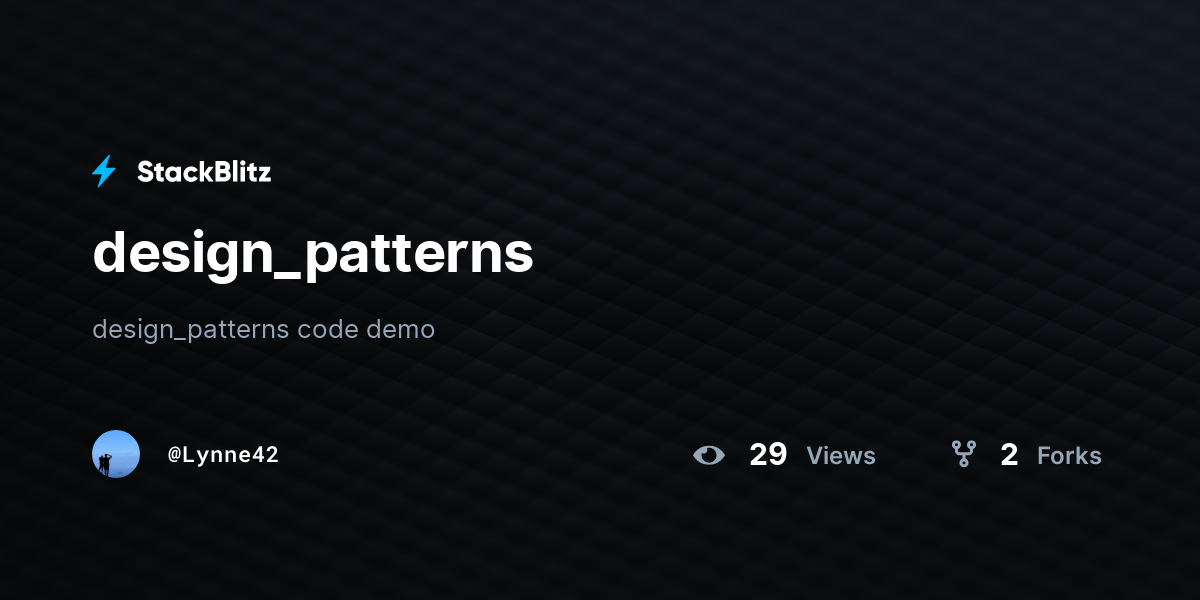 design_patterns - StackBlitz