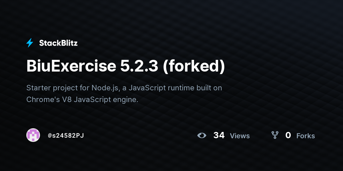BiuExercise 5.2.3 (forked) - StackBlitz