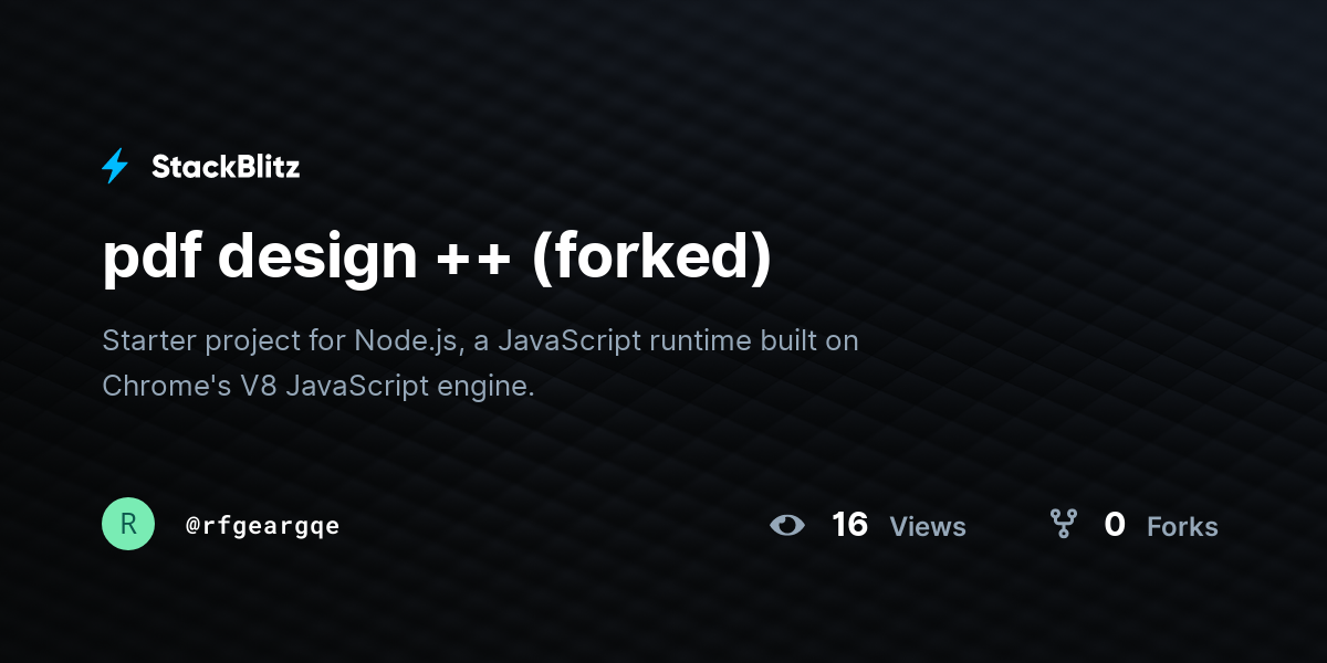 pdf design ++ (forked) - StackBlitz