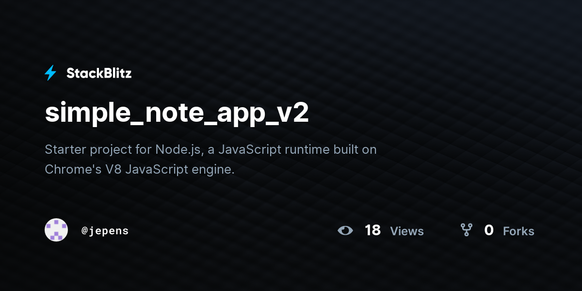 simple_note_app_v2 - StackBlitz
