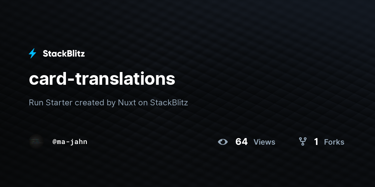 card-translations - StackBlitz