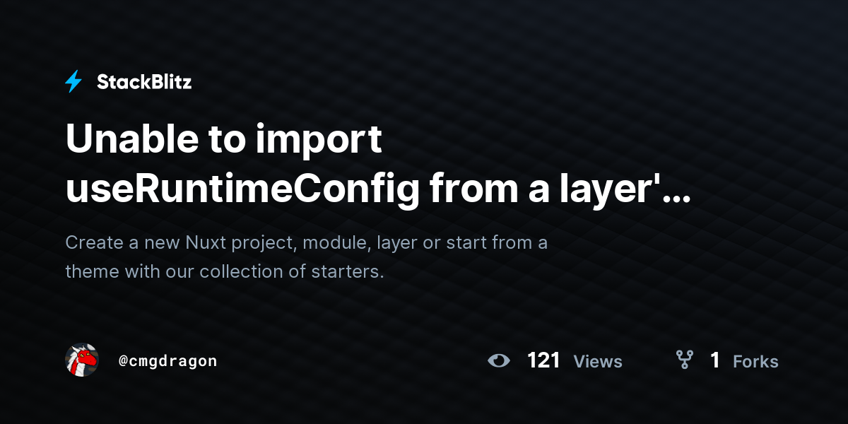 Unable to import useRuntimeConfig from a layer's server middleware ... Unable to import useRuntimeConfig from a layer's server middleware ...