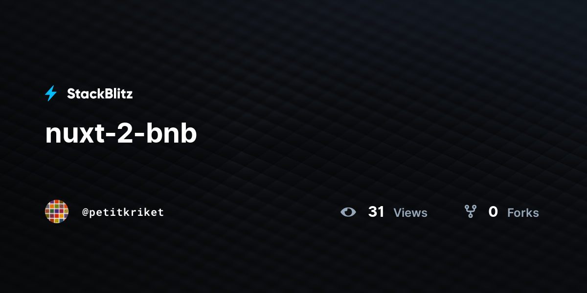 nuxt-2-bnb - StackBlitz