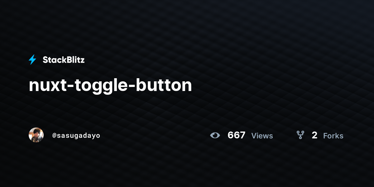 nuxt-toggle-button - StackBlitz