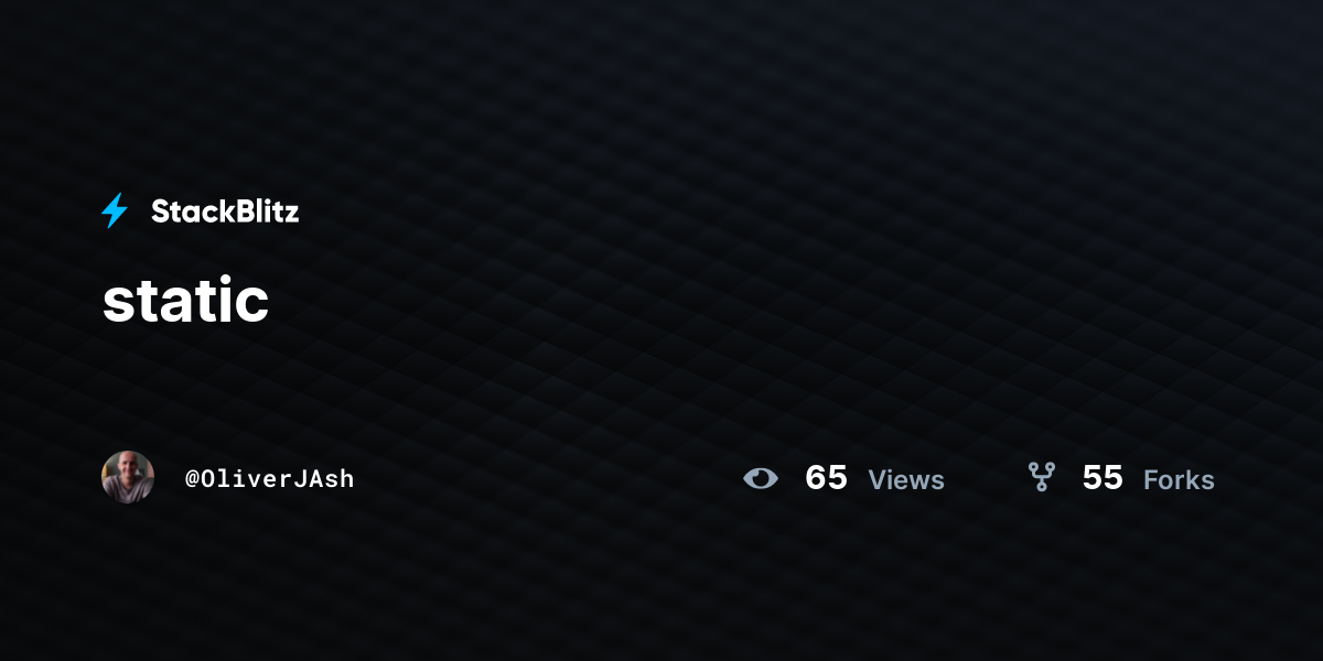 static - StackBlitz
