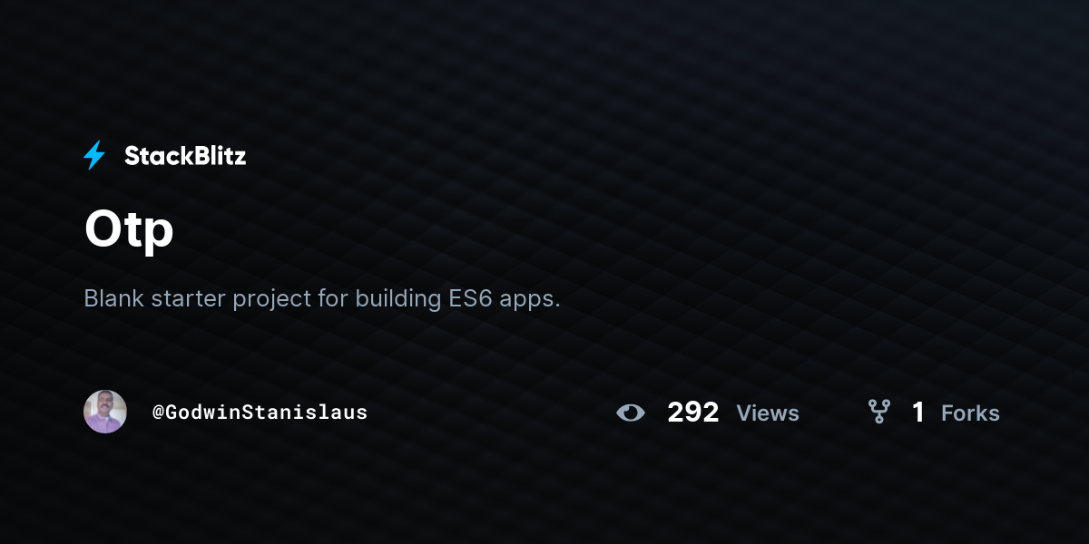 Otp - StackBlitz