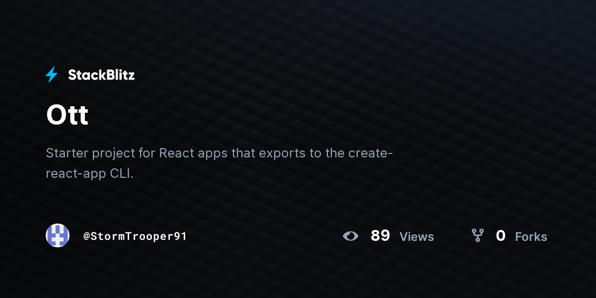 Ott - StackBlitz