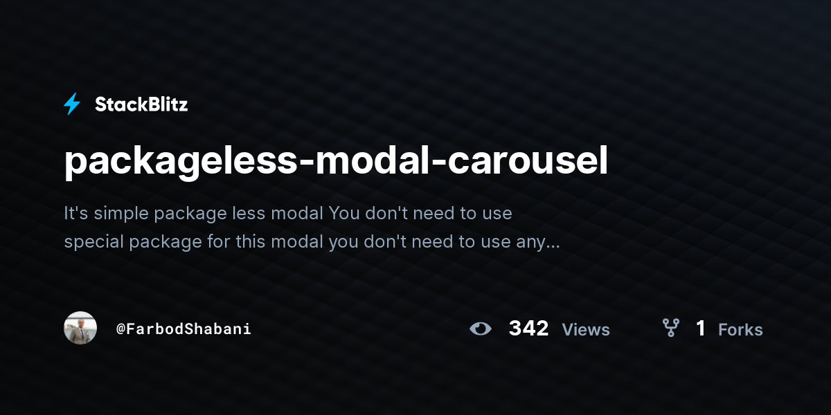 packageless-modal-carousel - StackBlitz