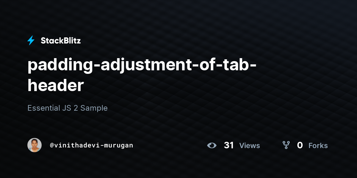 padding-adjustment-of-tab-header - StackBlitz