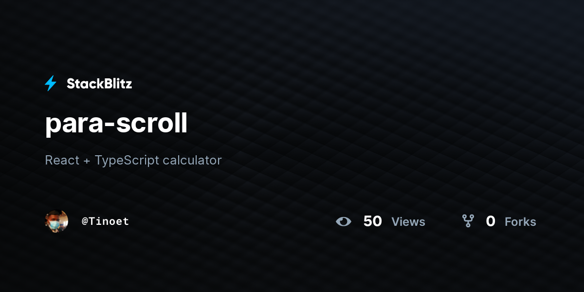 para-scroll - StackBlitz