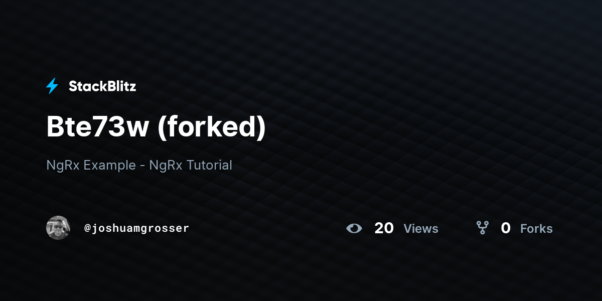 Bte73w (forked) - StackBlitz