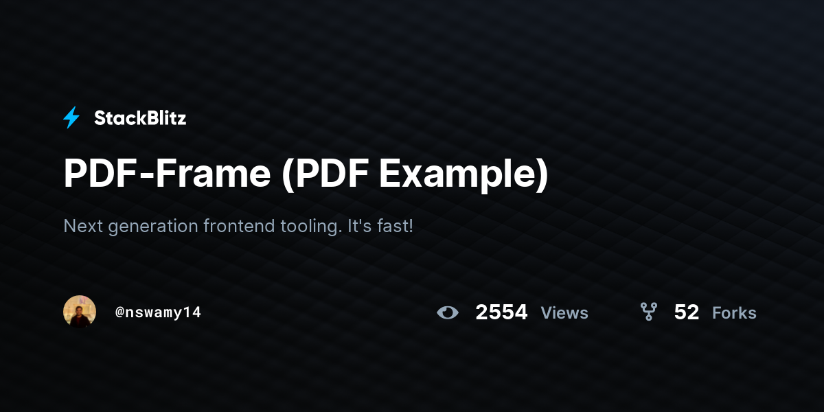 PDF-Frame (PDF Example) - StackBlitz