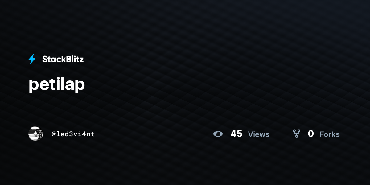 petilap - StackBlitz