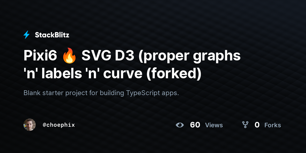 Pixi6 🔥 SVG D3 (proper graphs 'n' labels 'n' curve (forked) - StackBlitz
