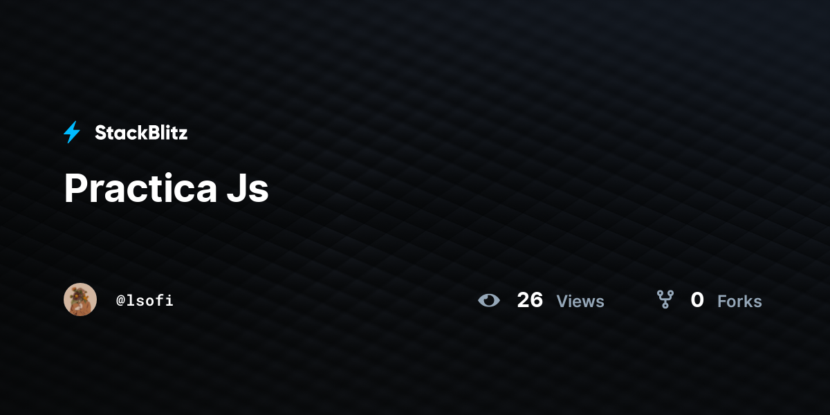 Practica Js - StackBlitz