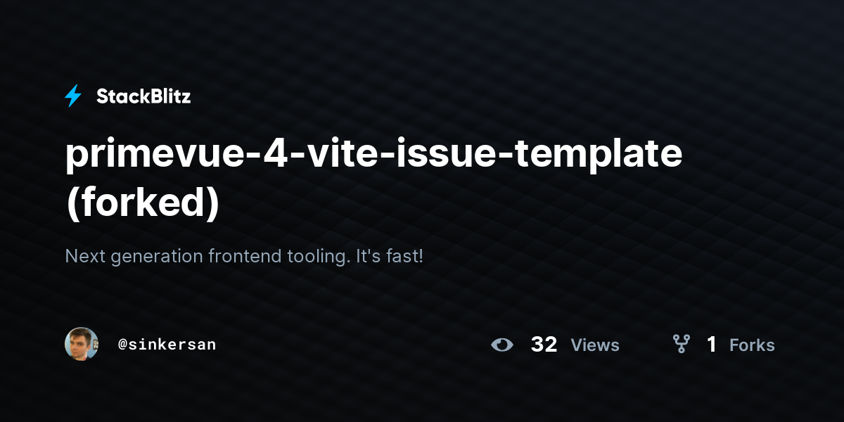 primevue-4-vite-issue-template (forked) - StackBlitz primevue-4-vite-issue-template (forked) - StackBlitz