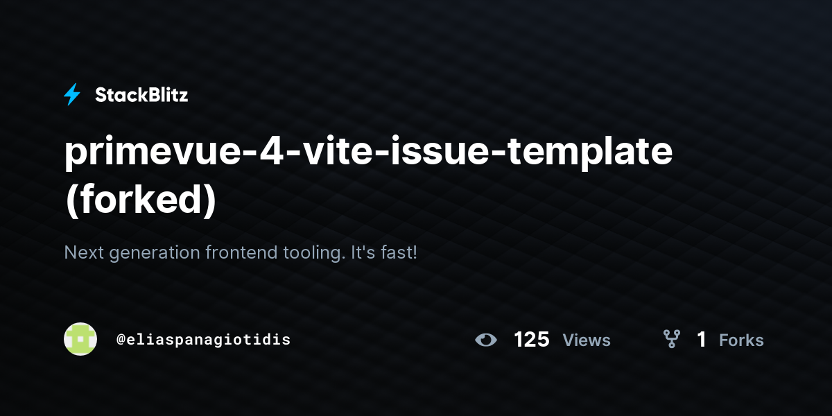 primevue-4-vite-issue-template (forked) - StackBlitz