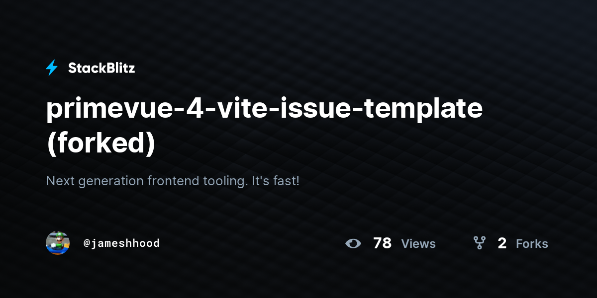 primevue-4-vite-issue-template (forked) - StackBlitz primevue-4-vite-issue-template (forked) - StackBlitz