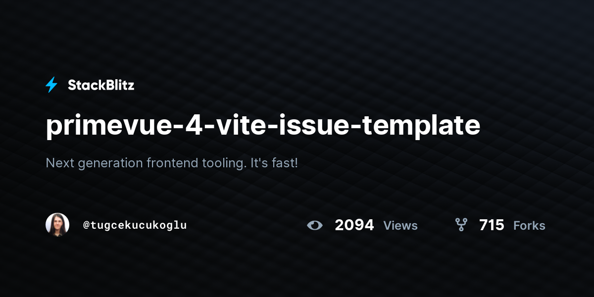primevue-4-vite-issue-template - StackBlitz