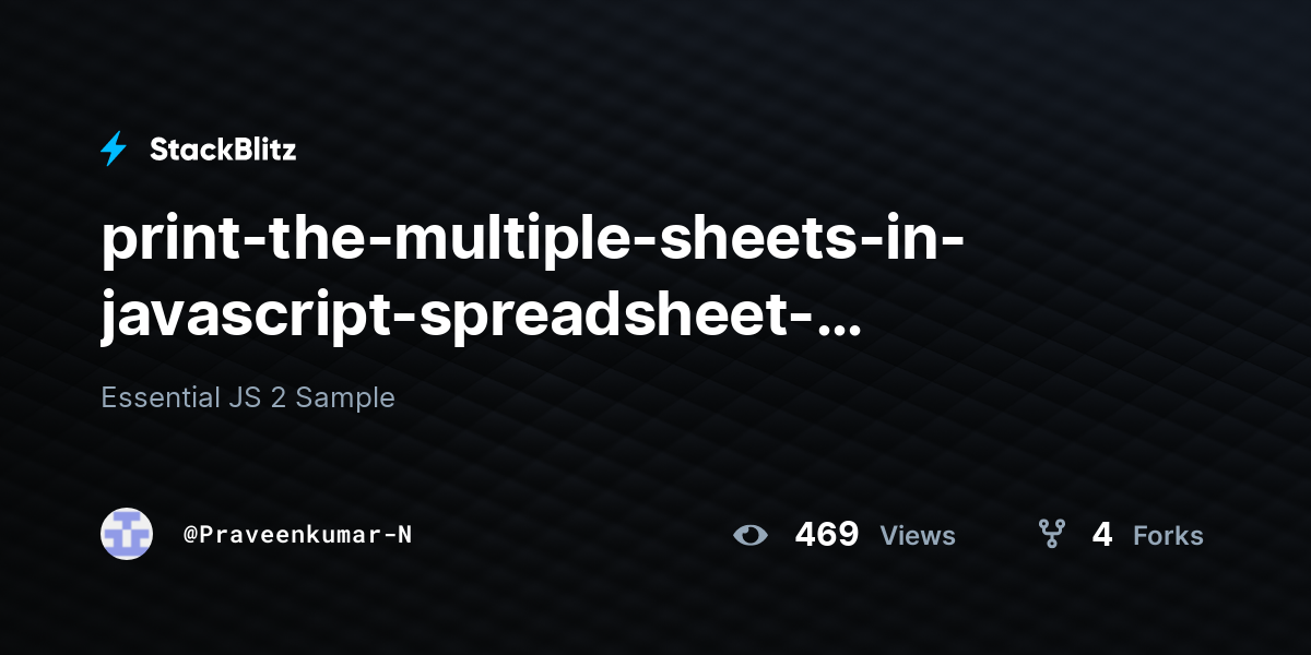 print-the-multiple-sheets-in-javascript-spreadsheet-component - StackBlitz