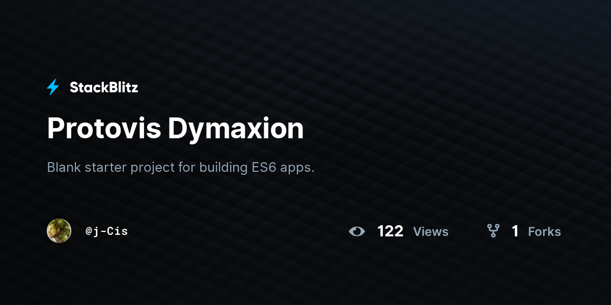 Protovis Dymaxion - StackBlitz