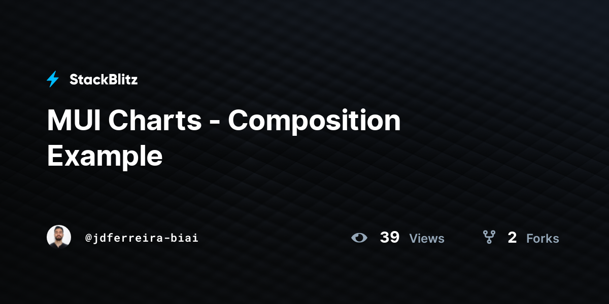 MUI Charts - Composition Example - StackBlitz