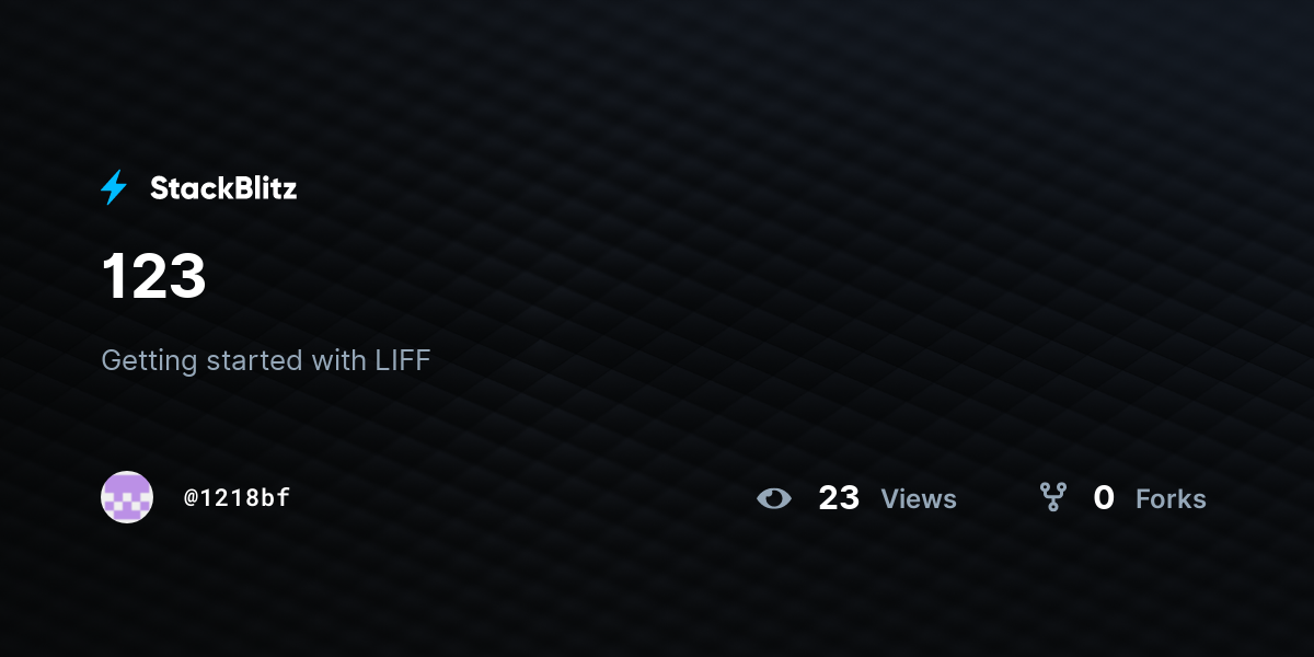 123 - StackBlitz