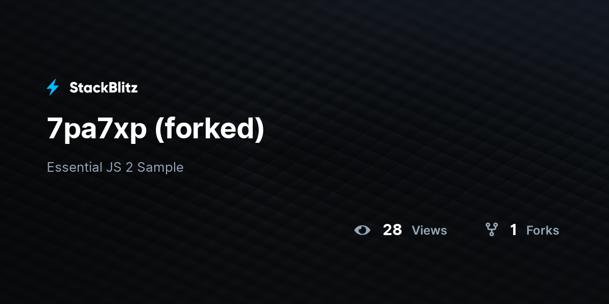 7pa7xp (forked) - StackBlitz