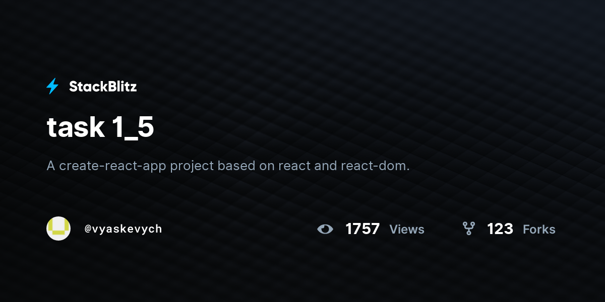 task 1_5 - StackBlitz